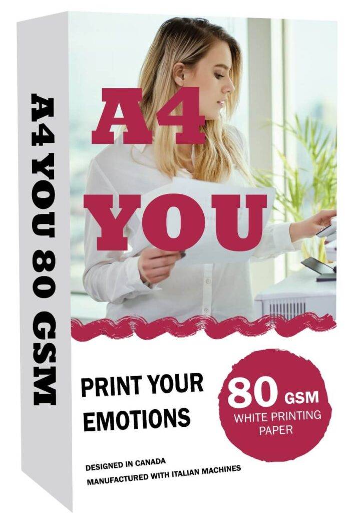 A4 YOU 80 GSM - Premium Paper Products by Lipy Group